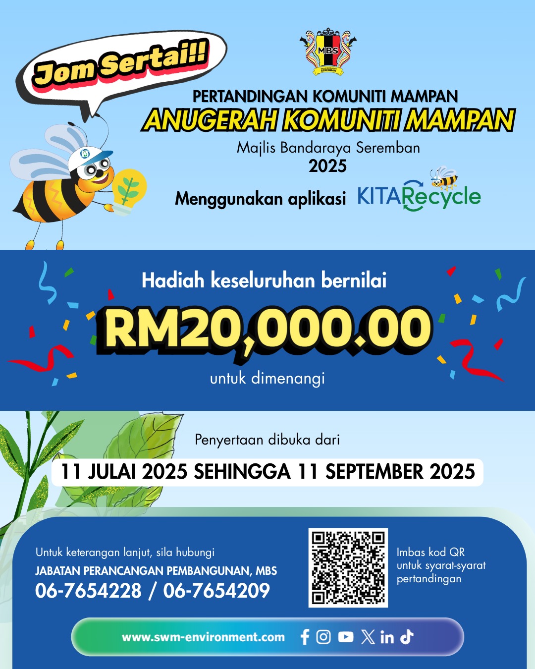 ANUGERAH KOMUNITI MAMPAN MBS 2025 | Portal Rasmi Majlis Bandaraya Seremban (MBS)